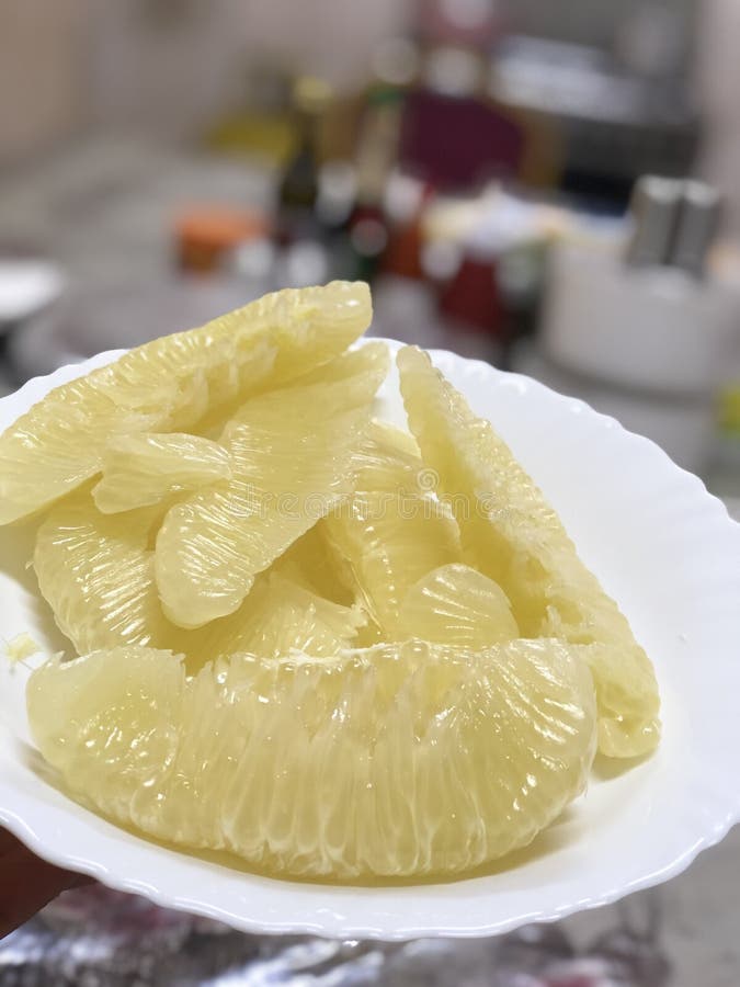 Pomelo stock image. Image of yellow, delicious, pieces - 172622147