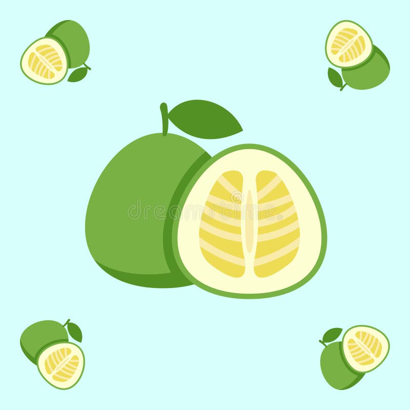 Pomelo Fruit Seamless for Pattern Fabric, Simple Pomelo Fruit Cute ...