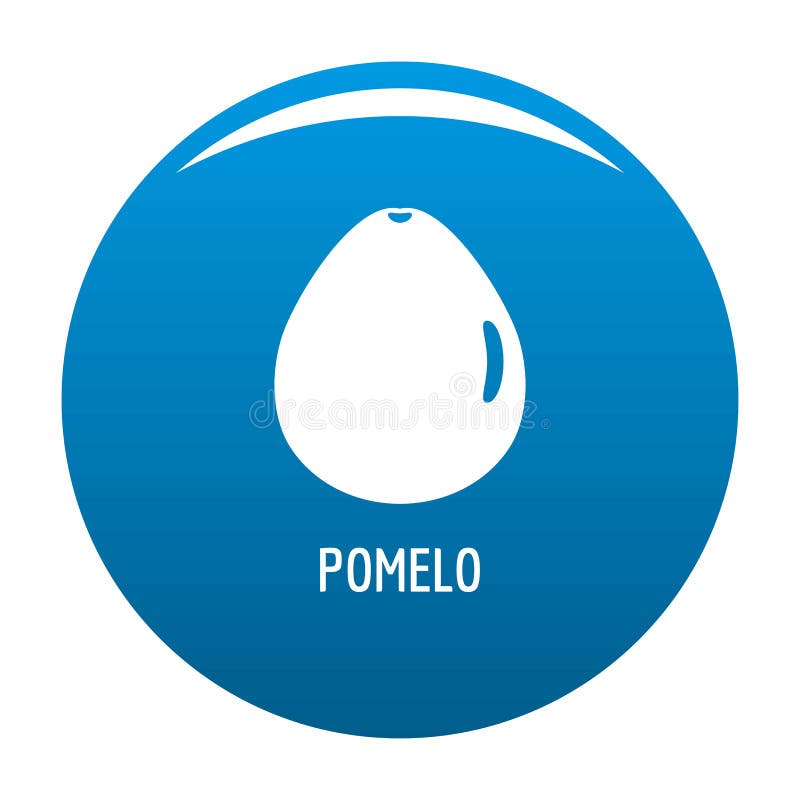 Pomelo icon blue vector stock vector. Illustration of delicious - 109339737