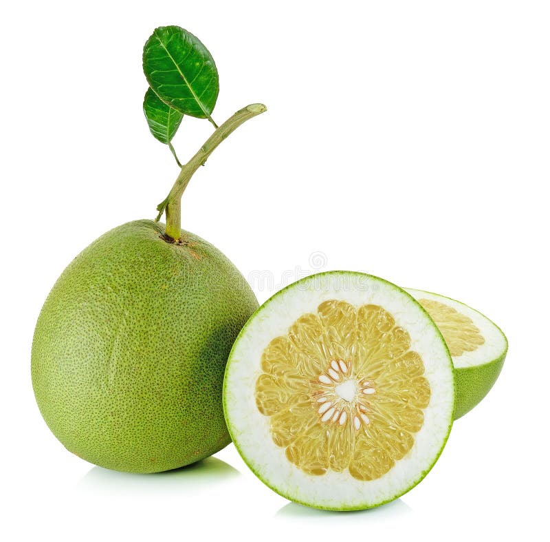 Pomelo Isolated On The White Background Stock Photo - Image: 63330888