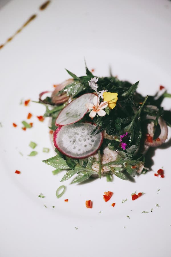 The Pomelo`s Cod Fish stock photo. Image of fish, restaurant - 113034182