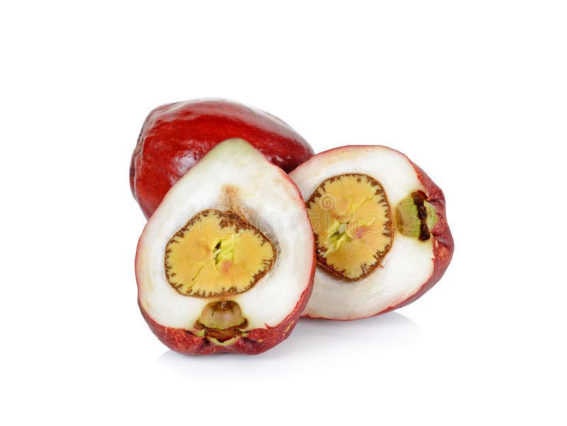 Pomerac, Malay Apple, Isolated on White Stock Photo - Image of healthy ...