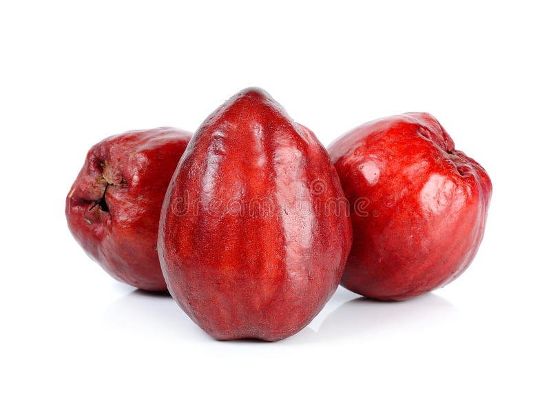 Pomerac, Malay Apple, Isolated on White Background Stock Image - Image ...