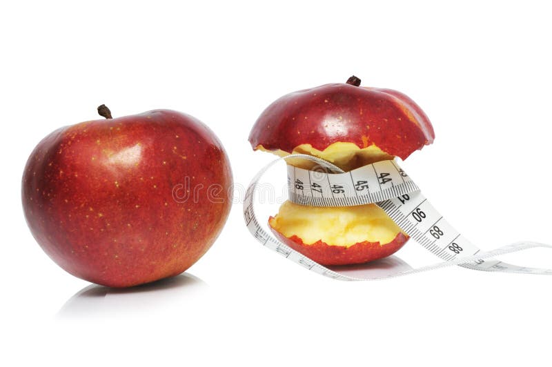 Pomme deux image stock. Image du paire, fond, mangez, couleur - 7937119