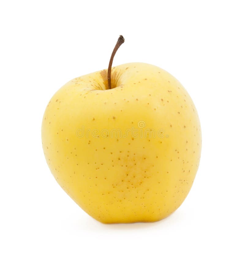 Coupe de pomme jaune image stock. Image du pomme, fermer - 32110141