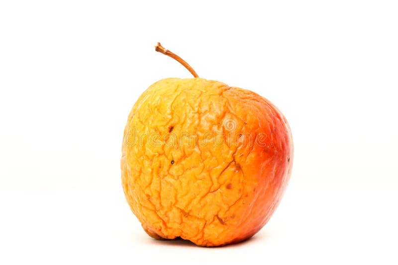 Pomme Ordinaire, Sans Modifications, Avec Des Rides Image stock - Image ...