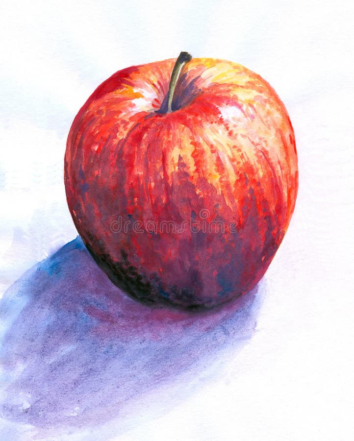 Croquis de pomme illustration stock. Illustration of retrait - 6509966