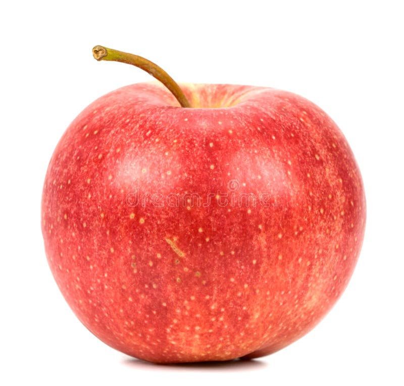 Pomme Rouge Sur Le Fond Blanc Image stock - Image du normal, lame: 57716991