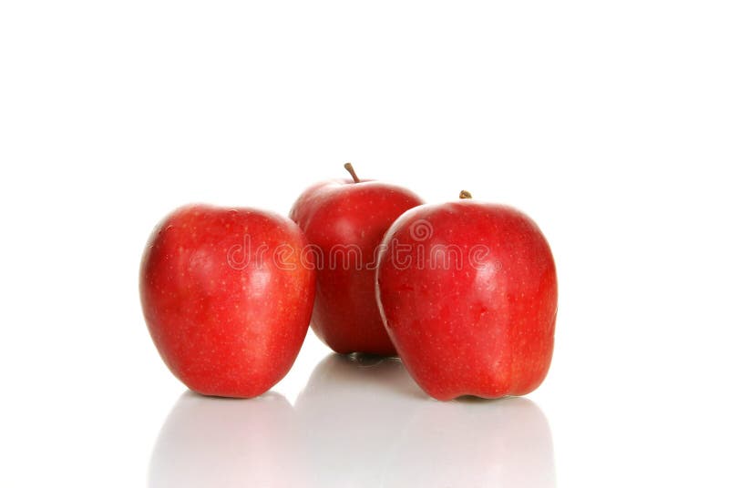 Pommes red delicious photo stock. Image du trois, nutritif - 13388856