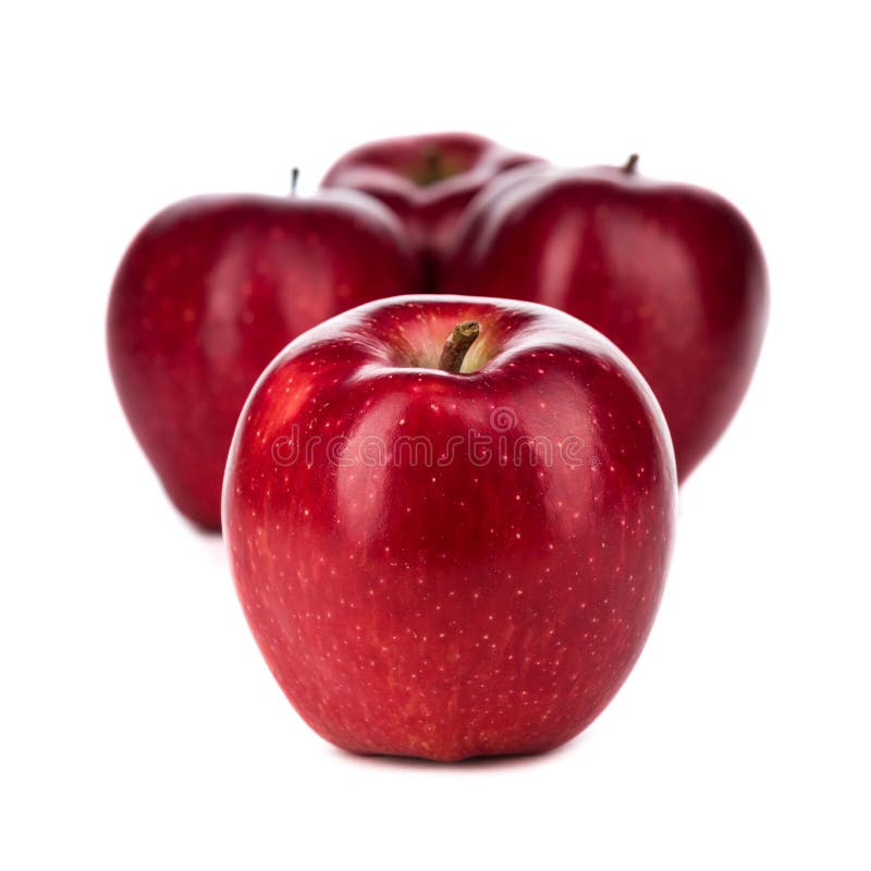 Pommes rouges image stock. Image du rouge, objets, manger - 33037205