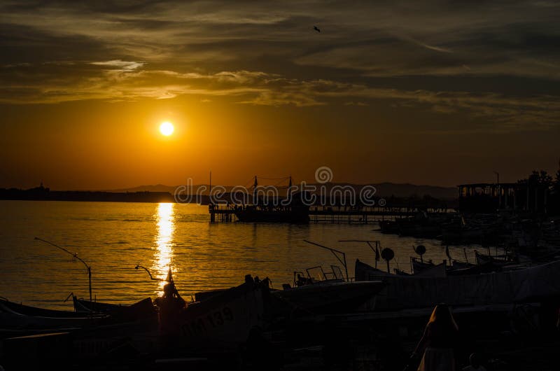Pomorie, Bulgaria, 16 July 2024 - the Old Port of Pomorie. Stock Photo ...