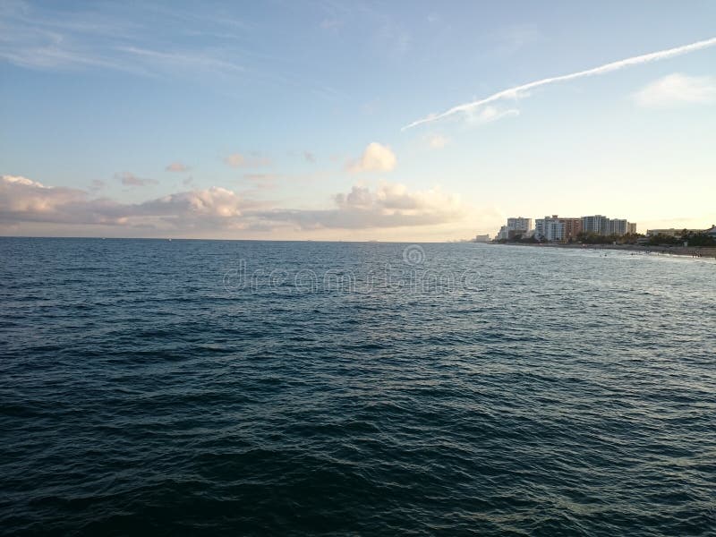 Pompano Beach stock image. Image of pier, pompano, atlantic - 50761665