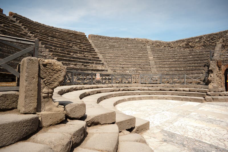 Pompei - Oud Rome - Huis Van Octavius Quatro Stock Afbeelding - Image ...