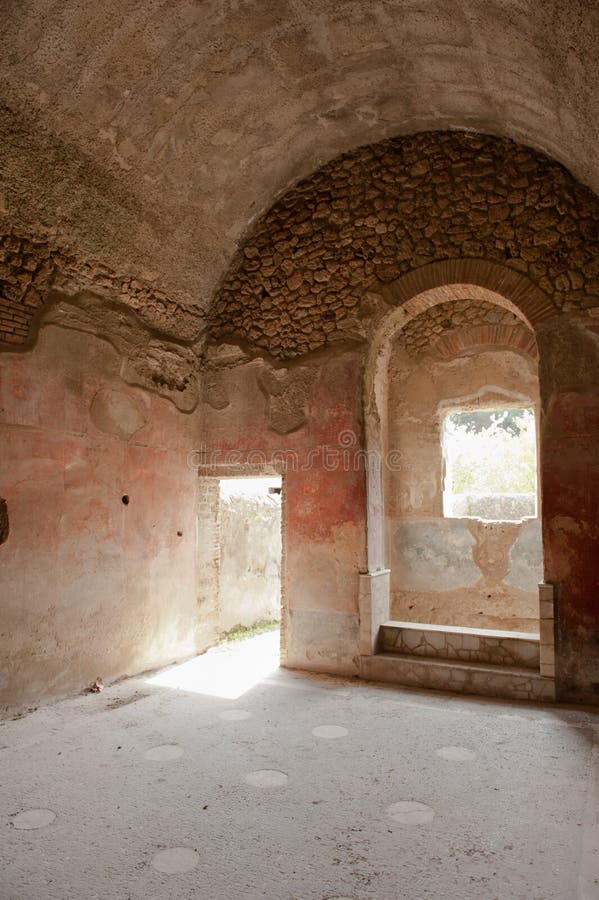 Pompei - Oud Rome - Huis Van Octavius Quatro Stock Afbeelding - Image ...