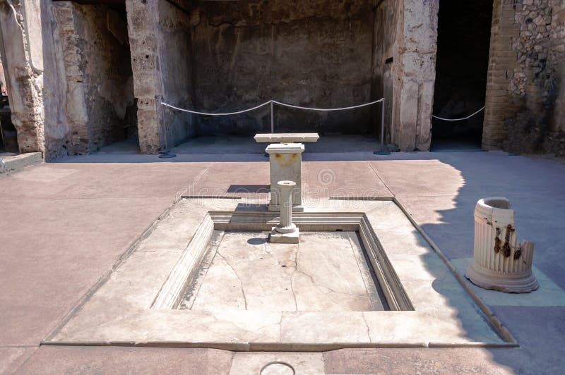 Pompeii stock image. Image of vesuvius, romano, baths - 120622029