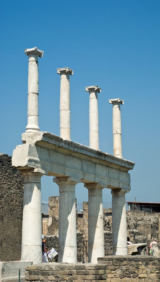 Pompey stock photo. Image of eruption, scenery, pompeii - 6215818