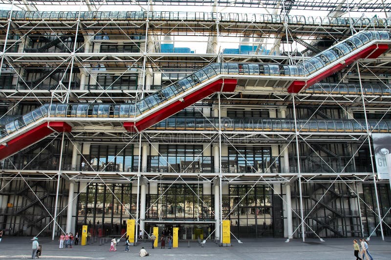 Pompidou Center editorial image. Image of architecture - 170870