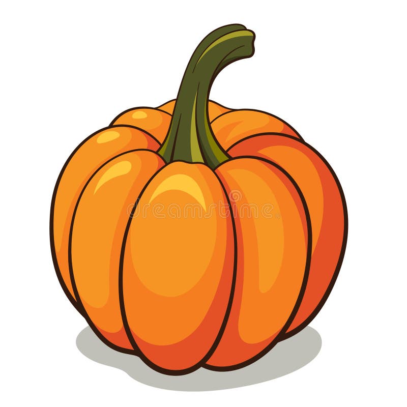 Pompoen Die in Illustrator Cs4 Wordt Gemaakt Vector Illustratie ...