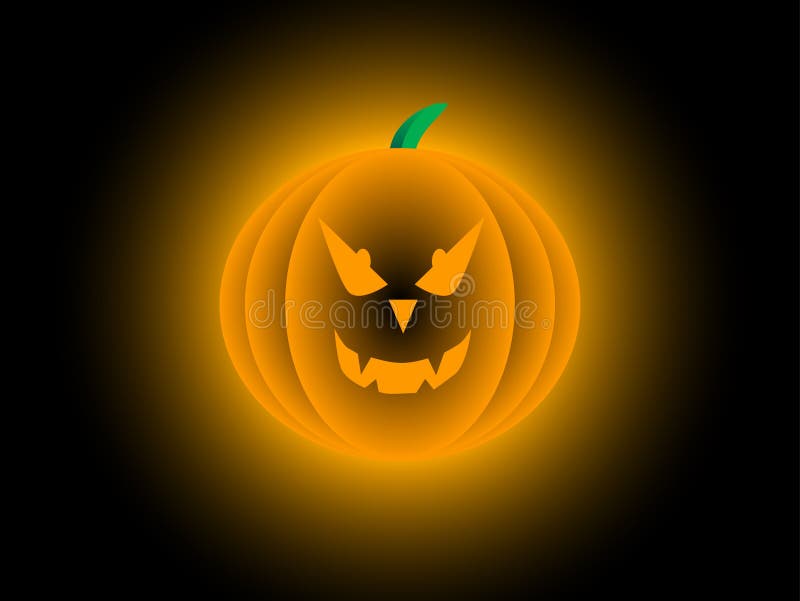 Pompoen - Vector vector illustratie. Illustration of oktober - 3265455