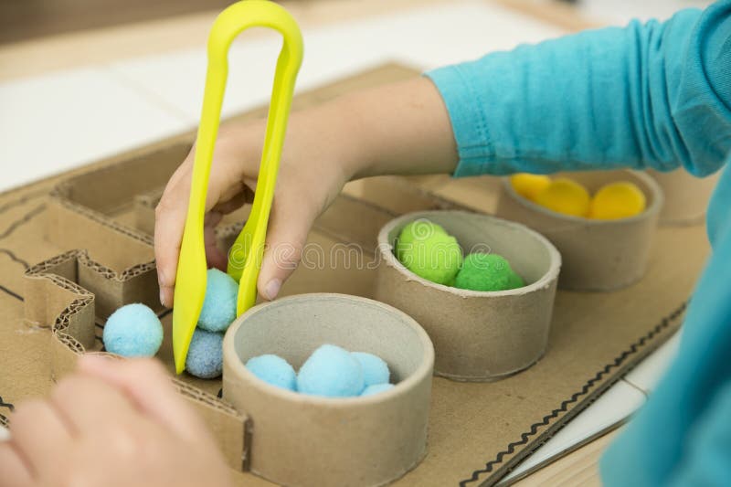 3D Train Board for Active Brain Exercise Game Made from Paper Core ...