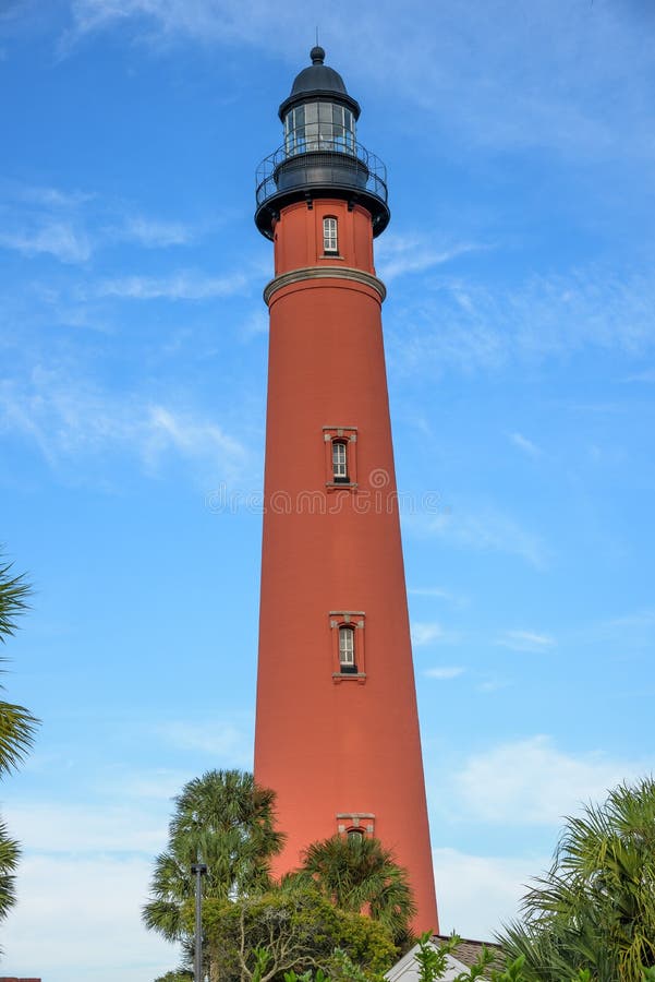Ponce De Leon Inlet Lighthouse in Daytona Beach Florida Stock Photo ...