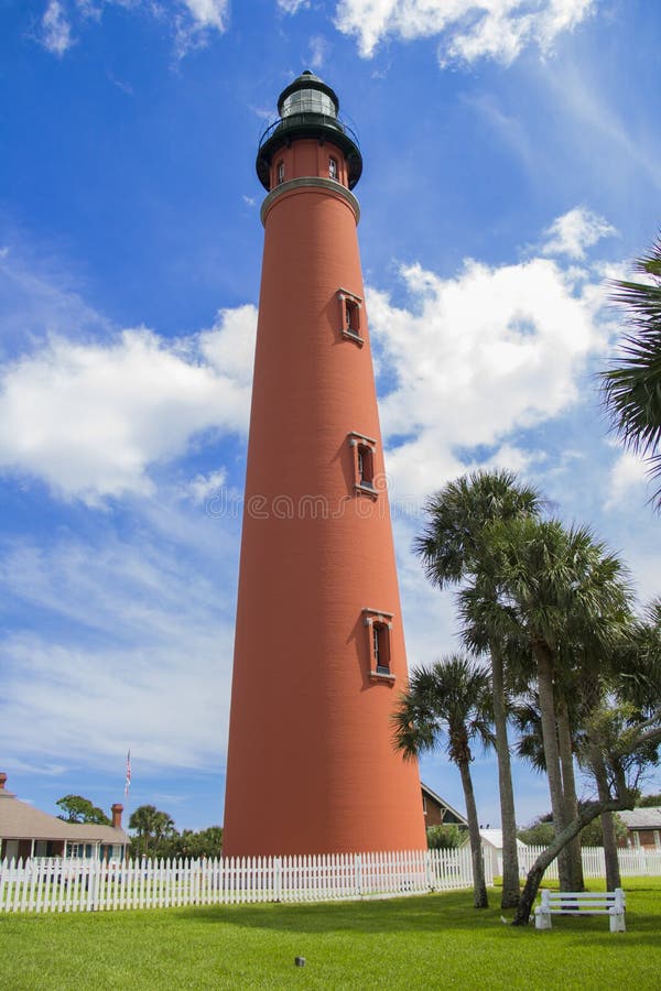 Ponce Inlet light house stock image. Image of summer - 95723495