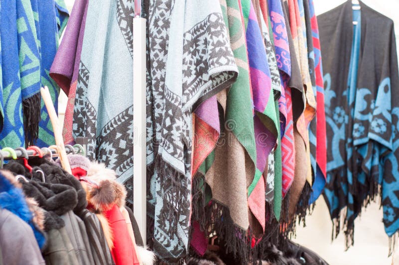 Ponchos stock photo. Image of garment, garments, motifs - 59243246