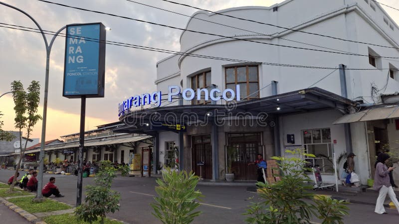 Poncol Station: Historical Railway Hub in Central Java. Semarang ...