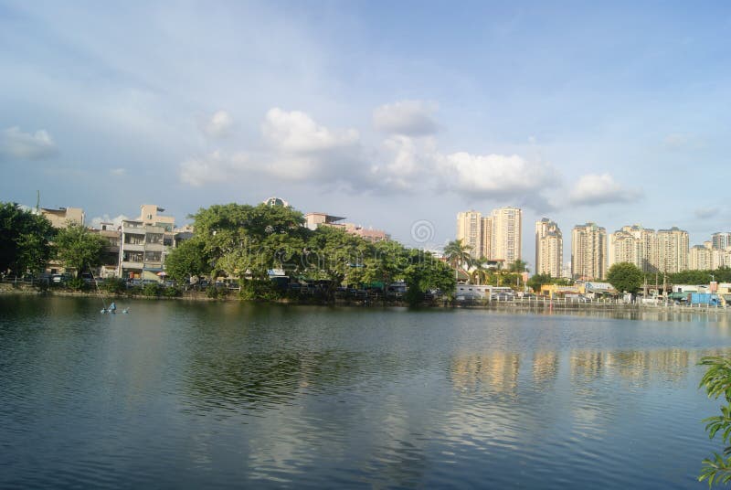 Pond landscape editorial photo. Image of water, outdoor - 44491346