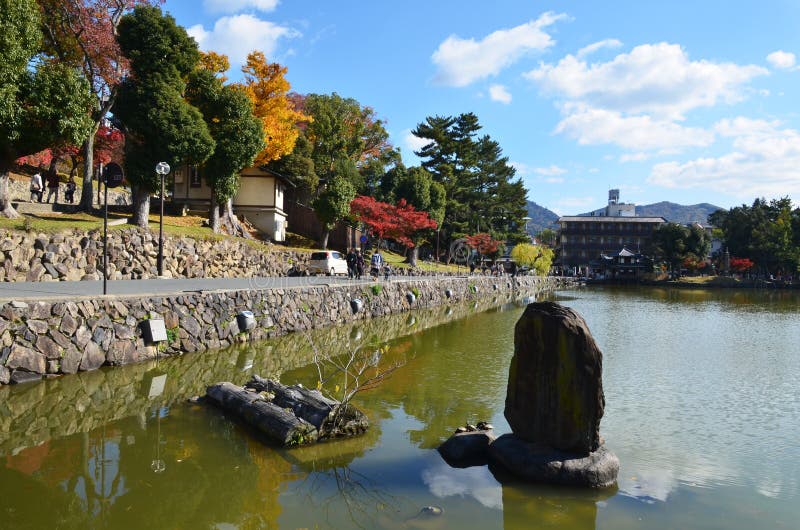 Pond of nara stock image. Image of tourism, lake, asian - 36582257