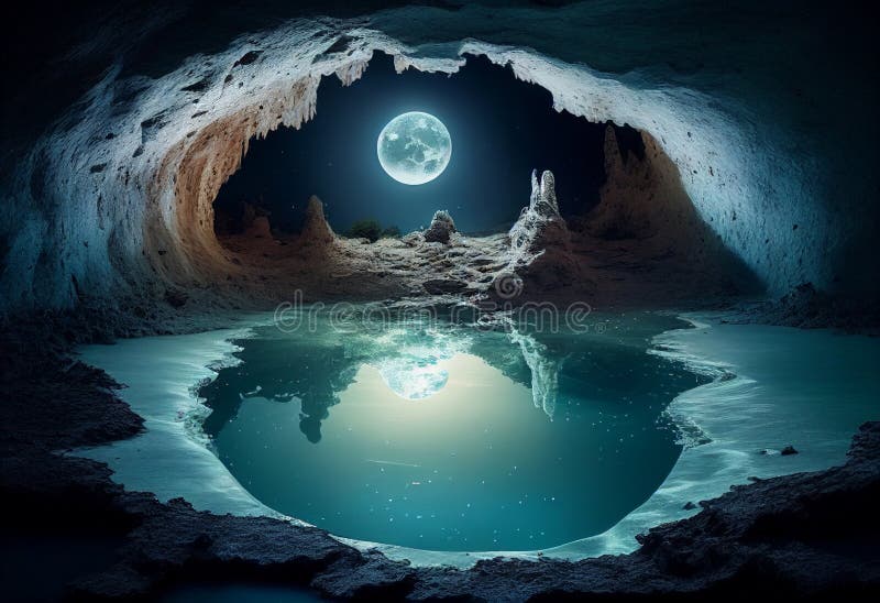Moonlight Cave Stock Illustrations – 348 Moonlight Cave Stock ...