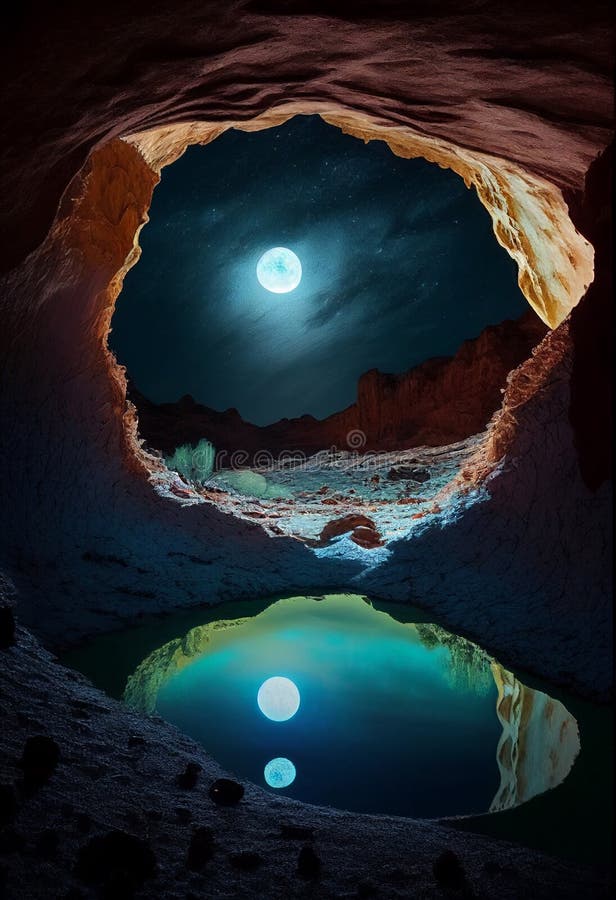 Moonlight Cave Stock Illustrations – 348 Moonlight Cave Stock ...