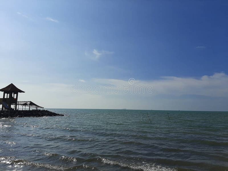 Pondok Bali Beach Subang West Java Stock Photo - Image of west, bali ...