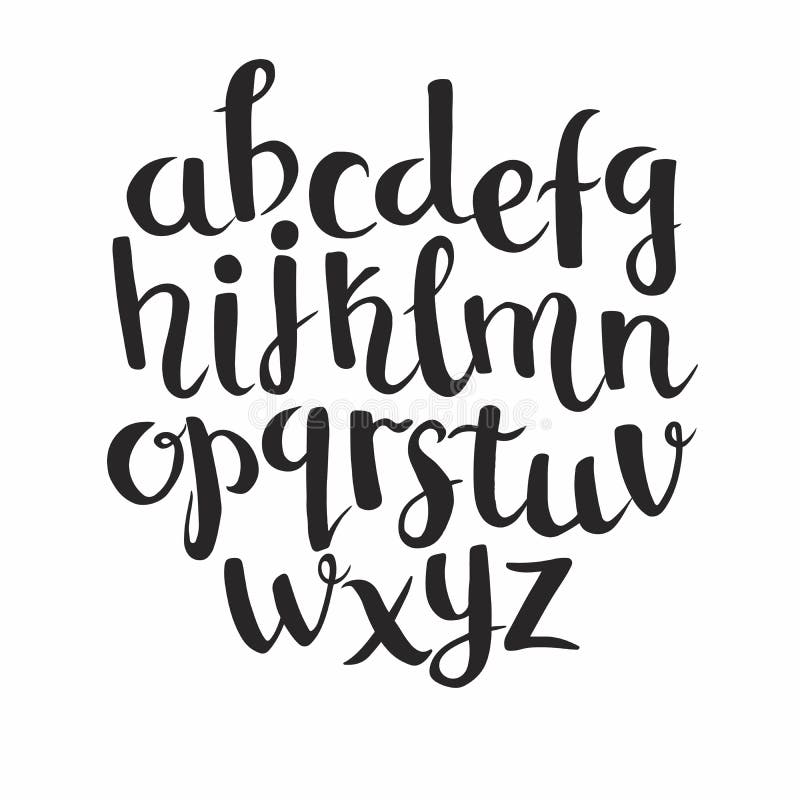 Poner Letras Al Alfabeto Latino Ilustración del Vector - Ilustración de ...