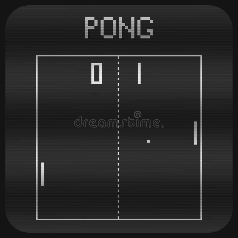 Old Computer Game Pong Stock Illustrations – 12 Old Computer Game Pong ...