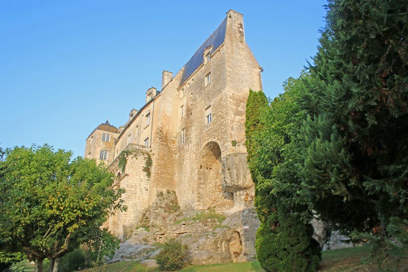 Pons Castle, France photo stock. Image du profondément - 73762752