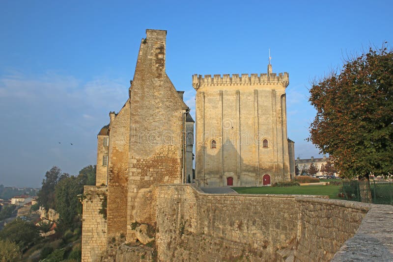Pons Castle, France stock image. Image of historic, republique - 70286579