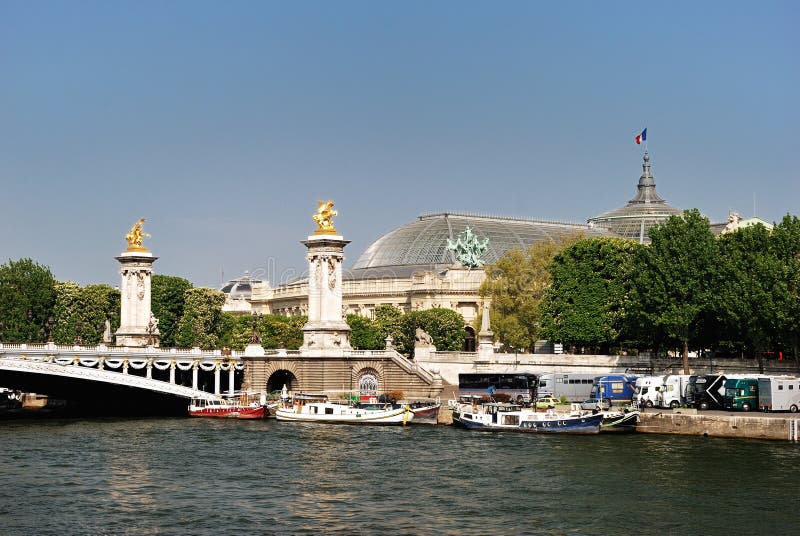 Pont Alexandre III editorial image. Image of alexander - 27273195