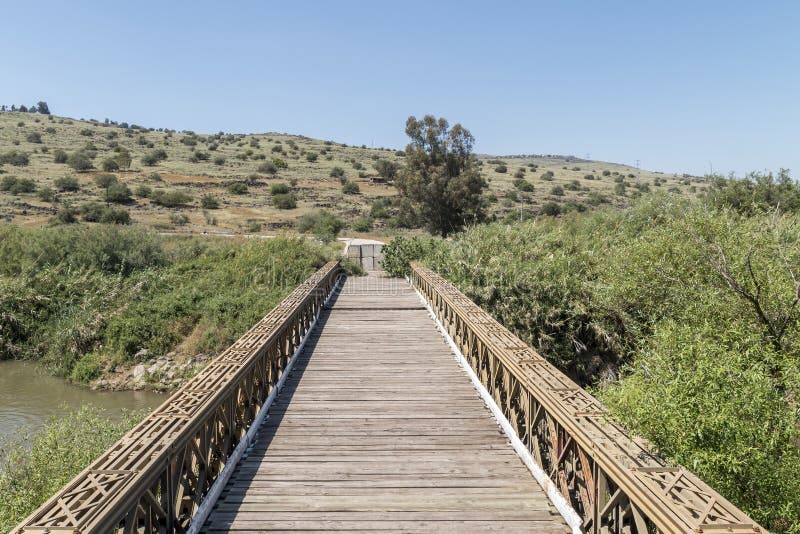 Fleuve Jourdain Israël photo stock. Image du israël, fleuve - 45378452