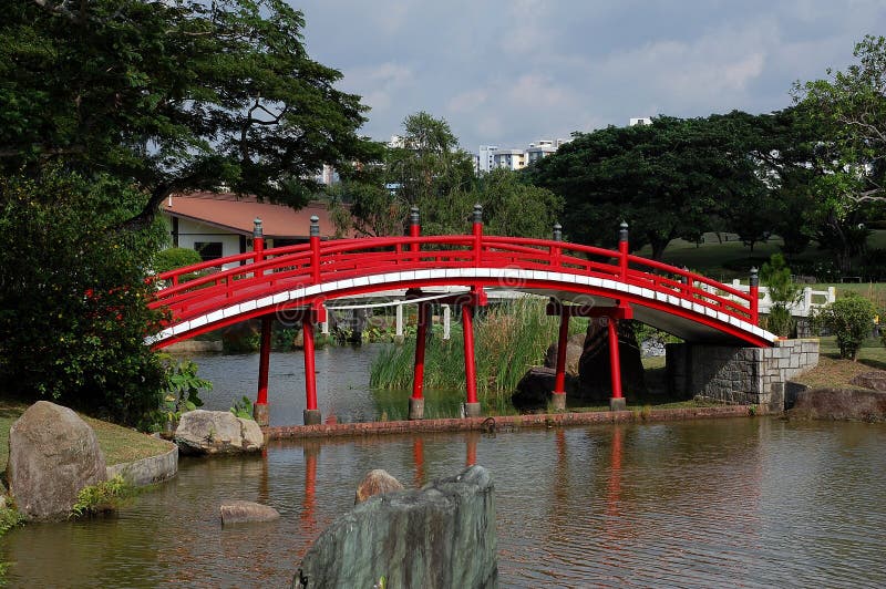 Pont chinois, Singapour image stock. Image du singapour - 33640091