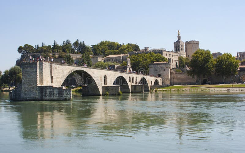 Pont D Avignon, Avignon, France Stock Image - Image of tour, historical ...