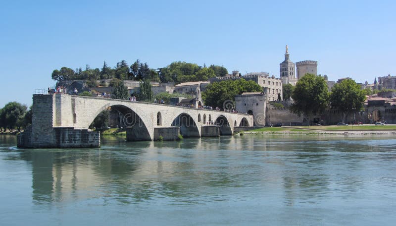 Pont D Avignon, Avignon, France Stock Photo - Image of holiday ...