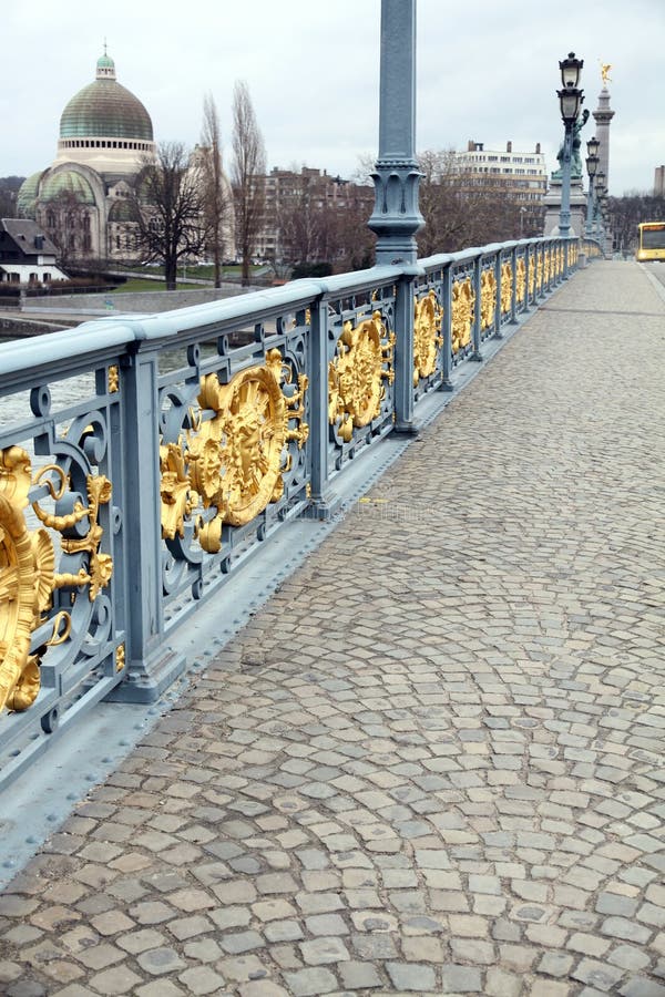 Pont De Fragnee Liege Walonia Belgium Stock Image - Image of barrier ...