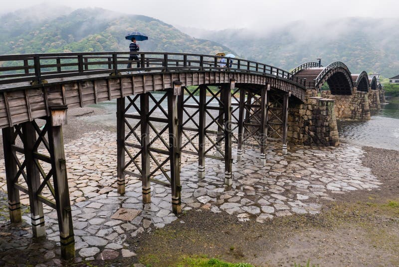 Pont de Kintai photo stock éditorial. Image du paysage - 88738993