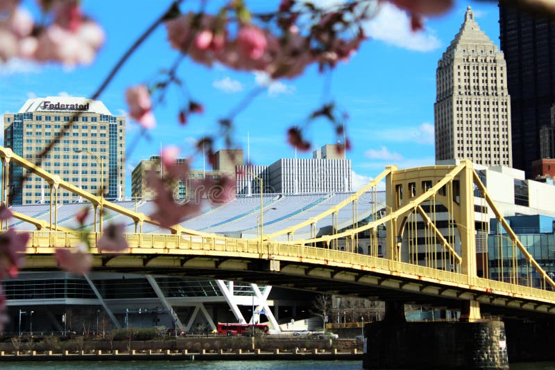 Pont de Pittsburgh photo stock éditorial. Image du jour - 69481483