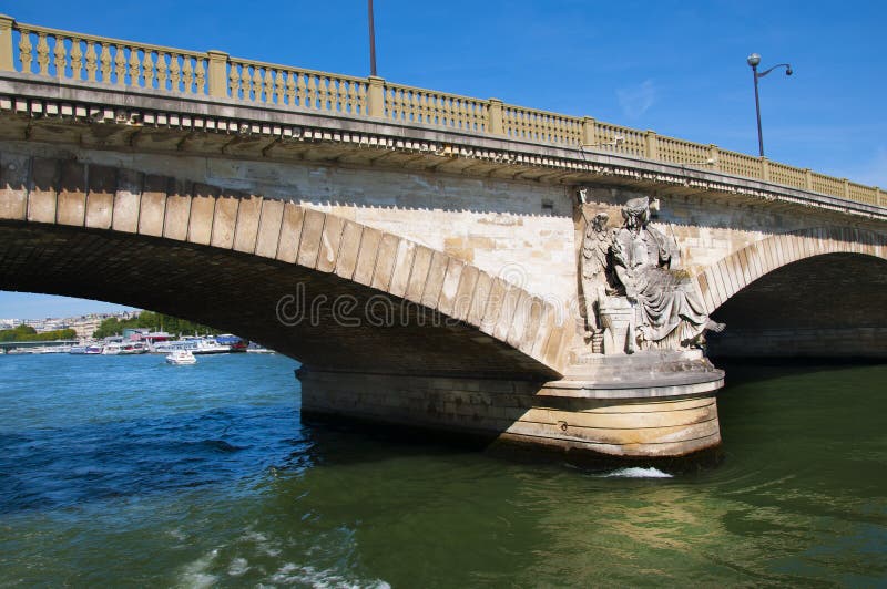 Pont Des Invalides in Paris City Editorial Stock Image - Image of urban ...