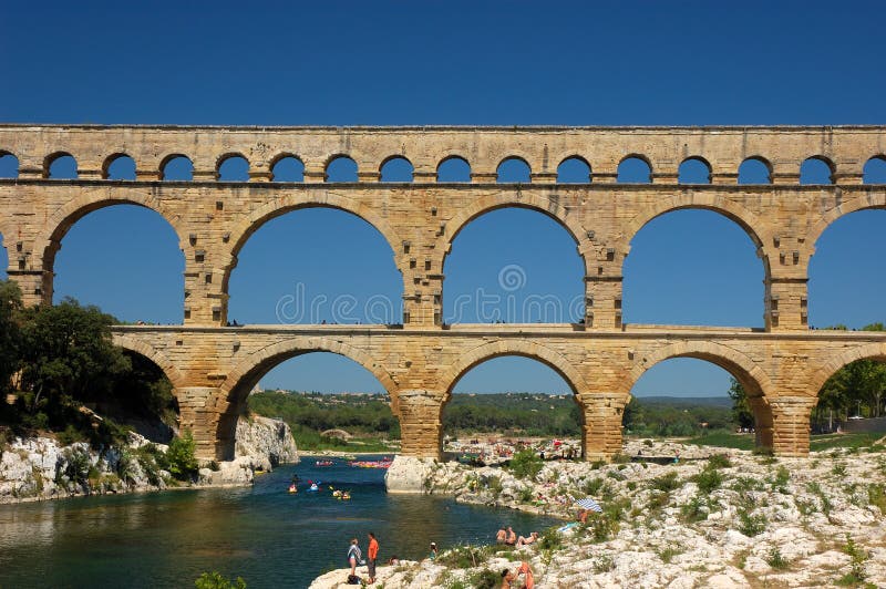 Pont du Gard stock photo. Image of french, gard, historical - 2945128