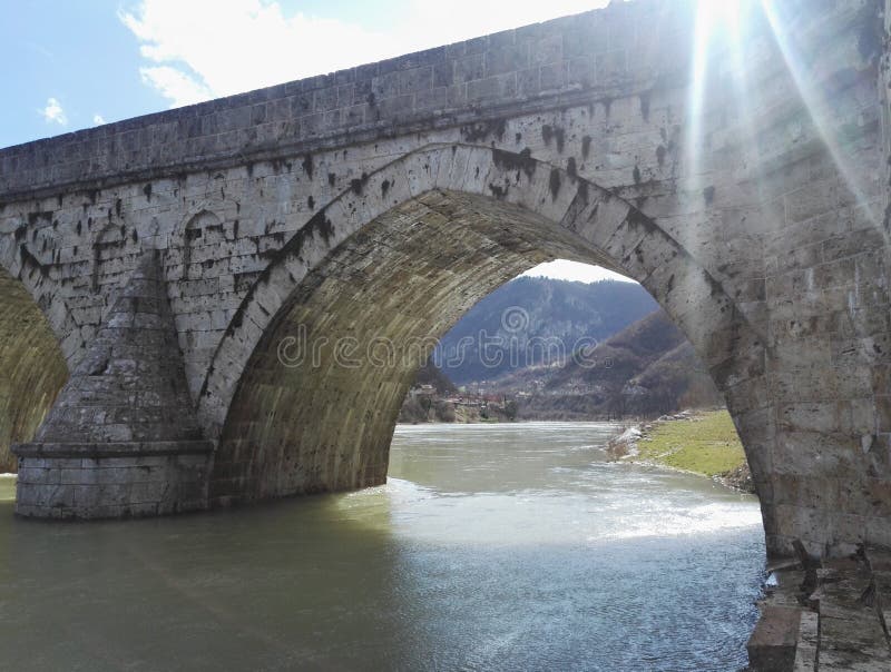 Pont En Pierre De Voûte, Montagne De Monte-Pellegrino Palerme, Sicile ...