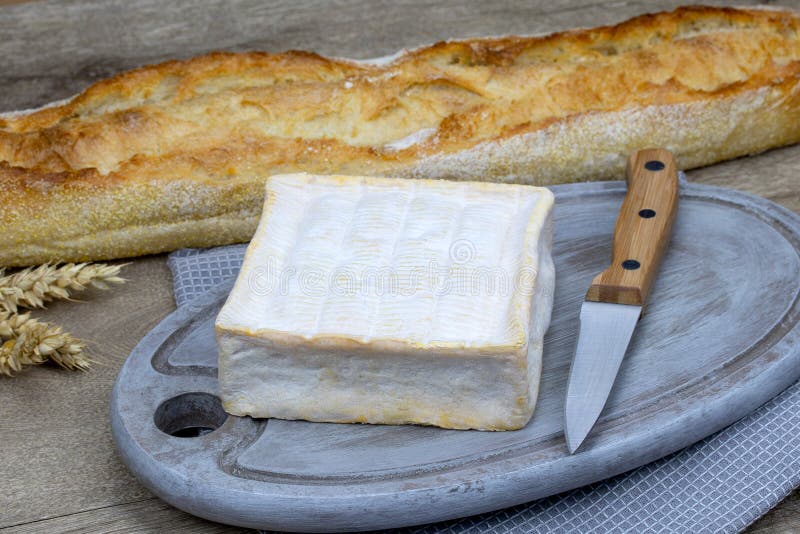Pont-l`Eveque, French Cheese Stock Image - Image of fresh, breakfast ...