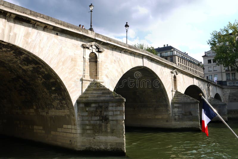 Pont Marie bridge, Paris. editorial photo. Image of france - 35705671